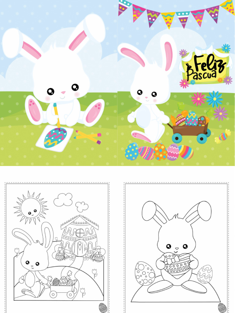 Libro para Colorear Pascua V1 | PDF