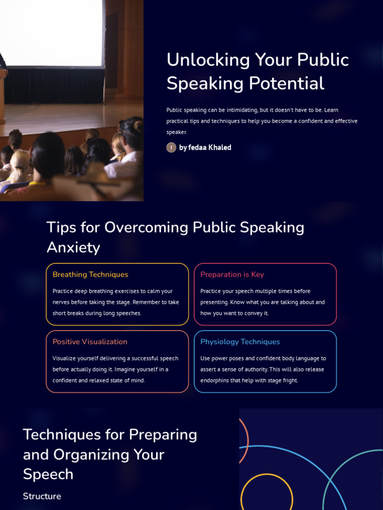 Master Public Speaking Skills Today | PDF | Public Speaking | Body Language