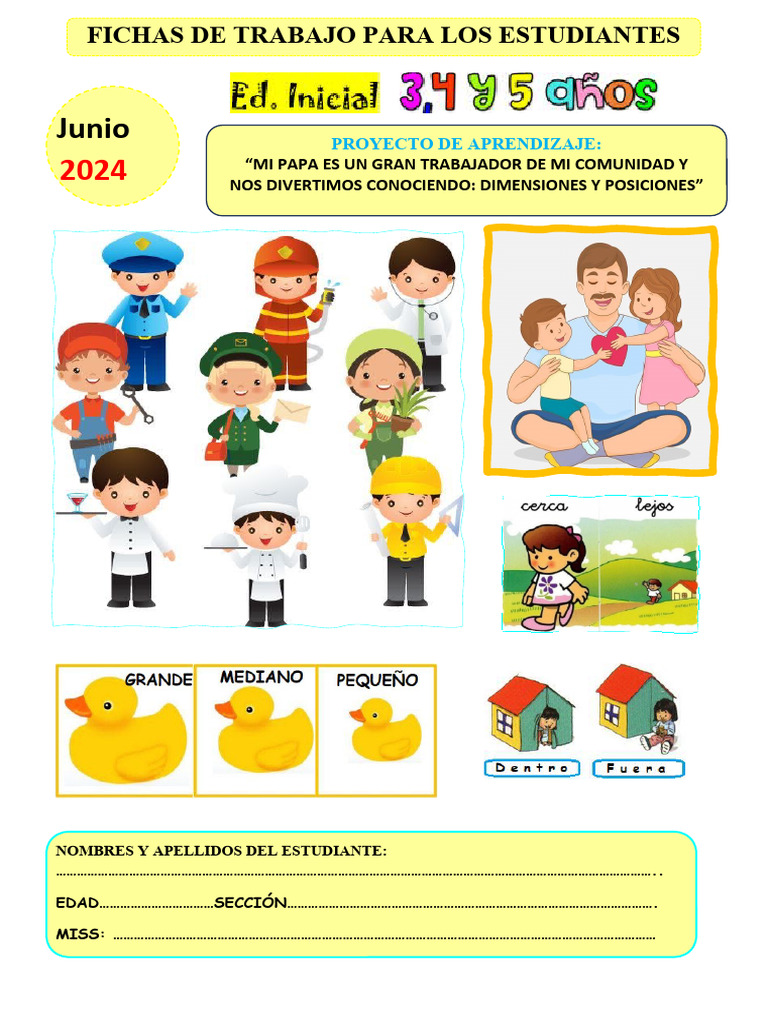 Junio 1 Fichas | PDF