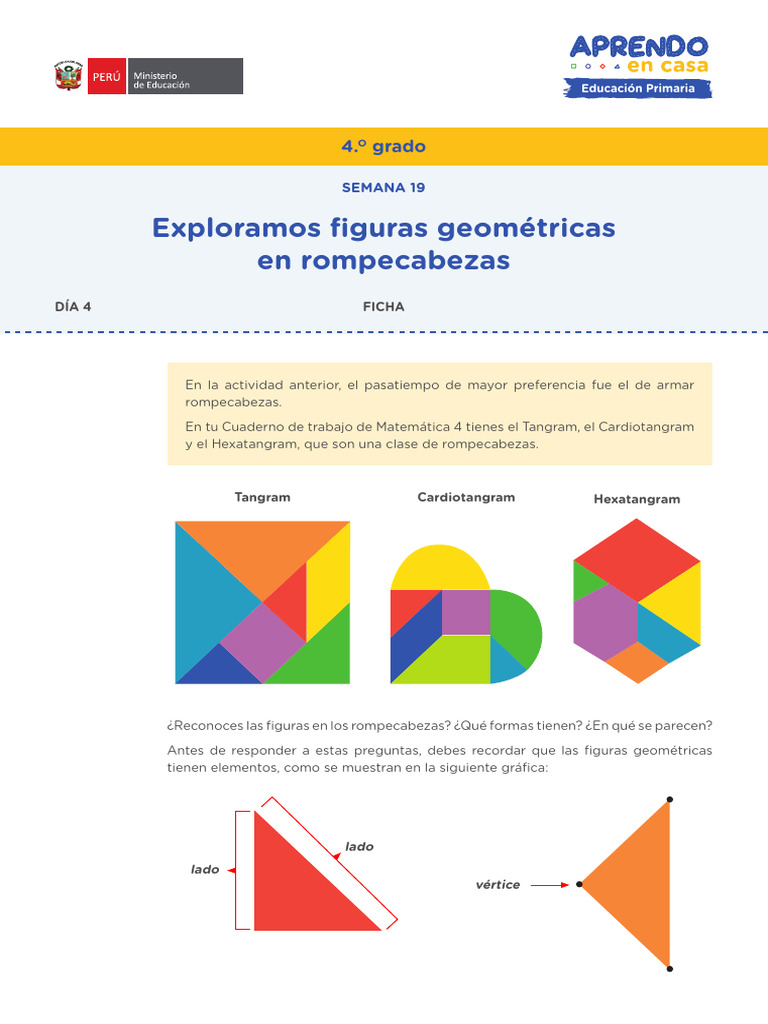 Figuras Geométricas en Rompecabezas | PDF | Métodos y materiales de ...
