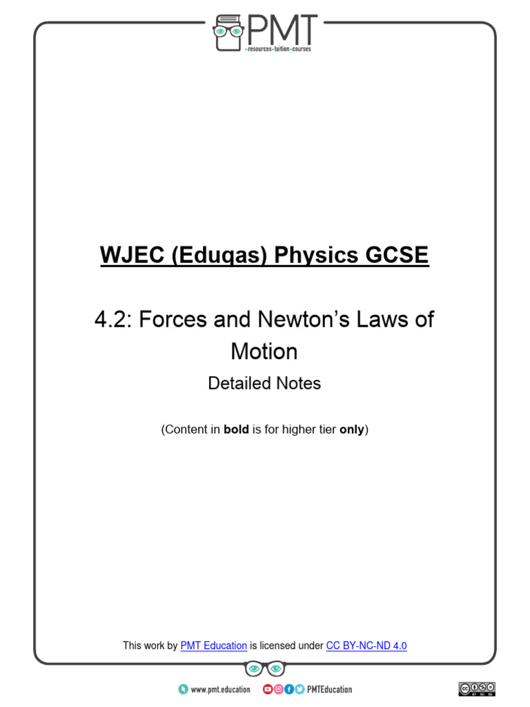 4.2 Forces and Newton's Laws of Motion | PDF | Force | Momentum