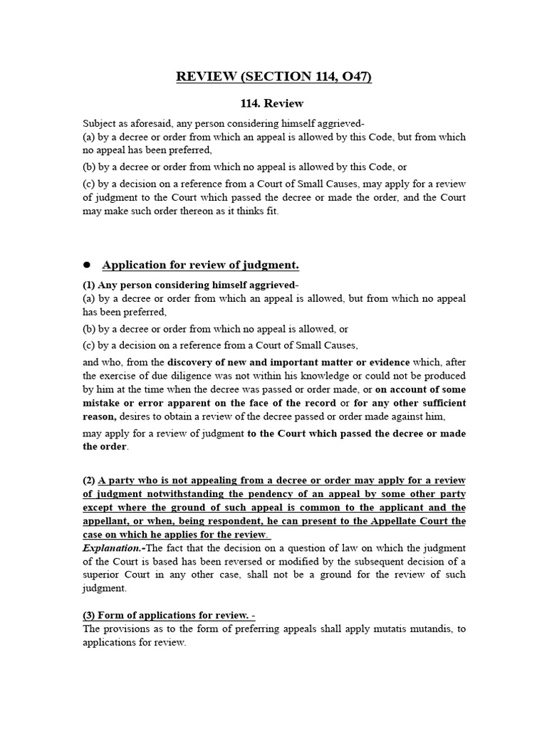 Guidelines for Review of Judgment Applications | PDF | Judgment (Law ...