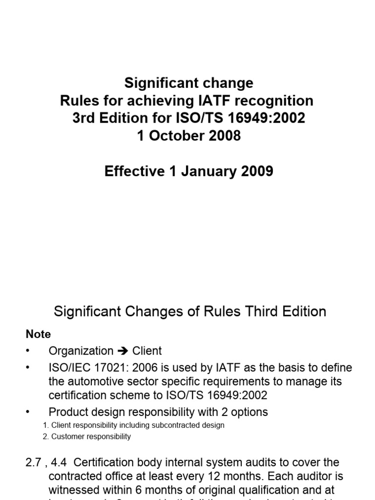 Changes of Rules 3 Edition | PDF