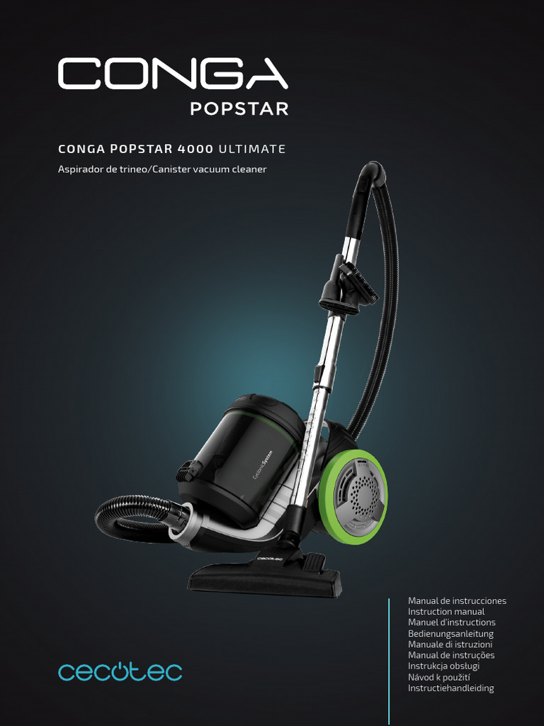 Conga-Popstar-4000 Technical Manual Es | PDF | Aspiradora | Naturaleza