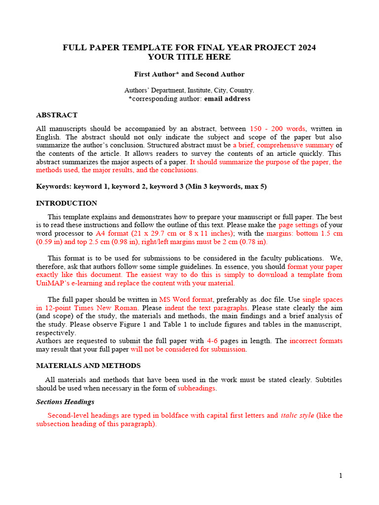 Template | PDF | Paragraph | Written Communication