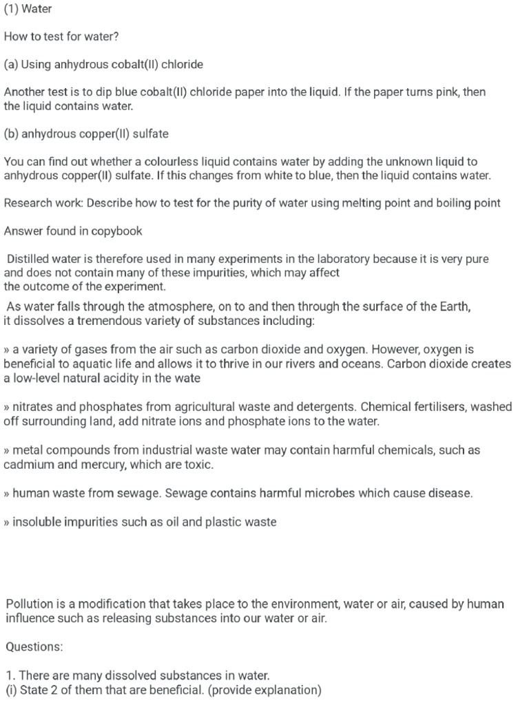 Chemistry of The Environment | PDF