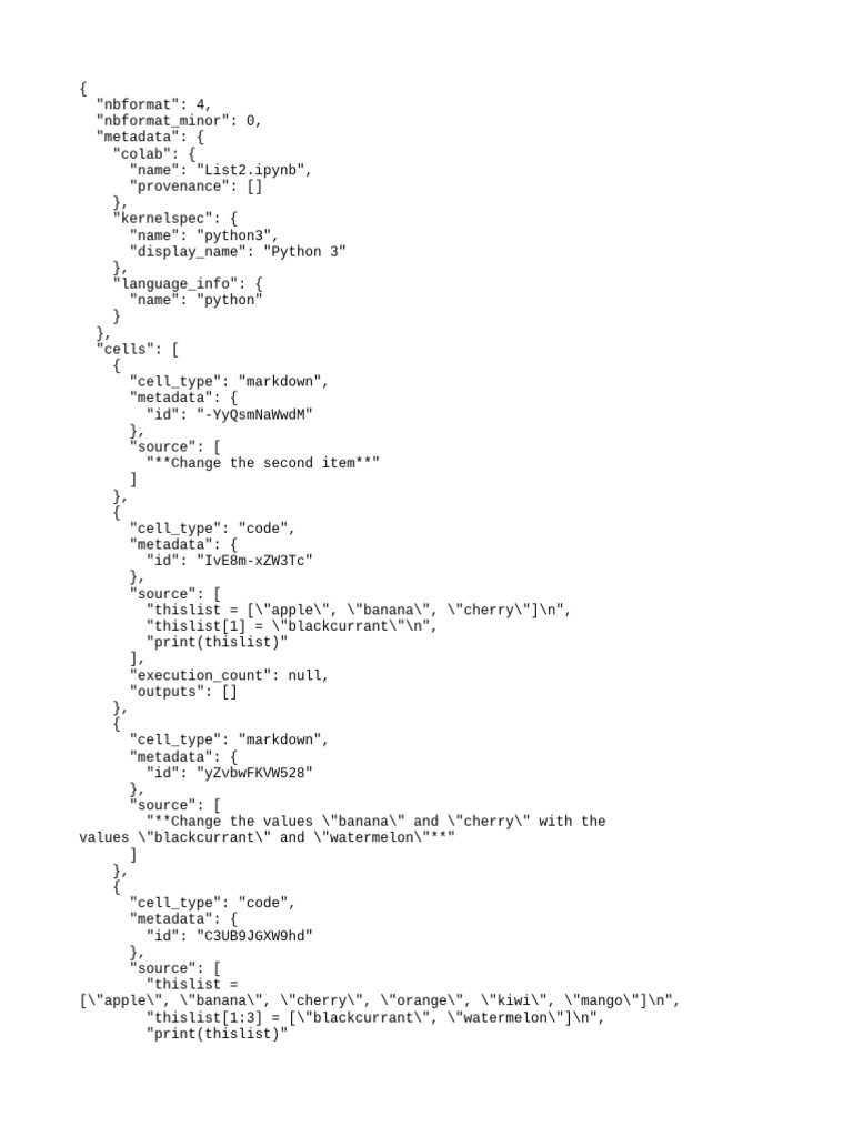 List 2 | PDF | Computing | Computer Programming
