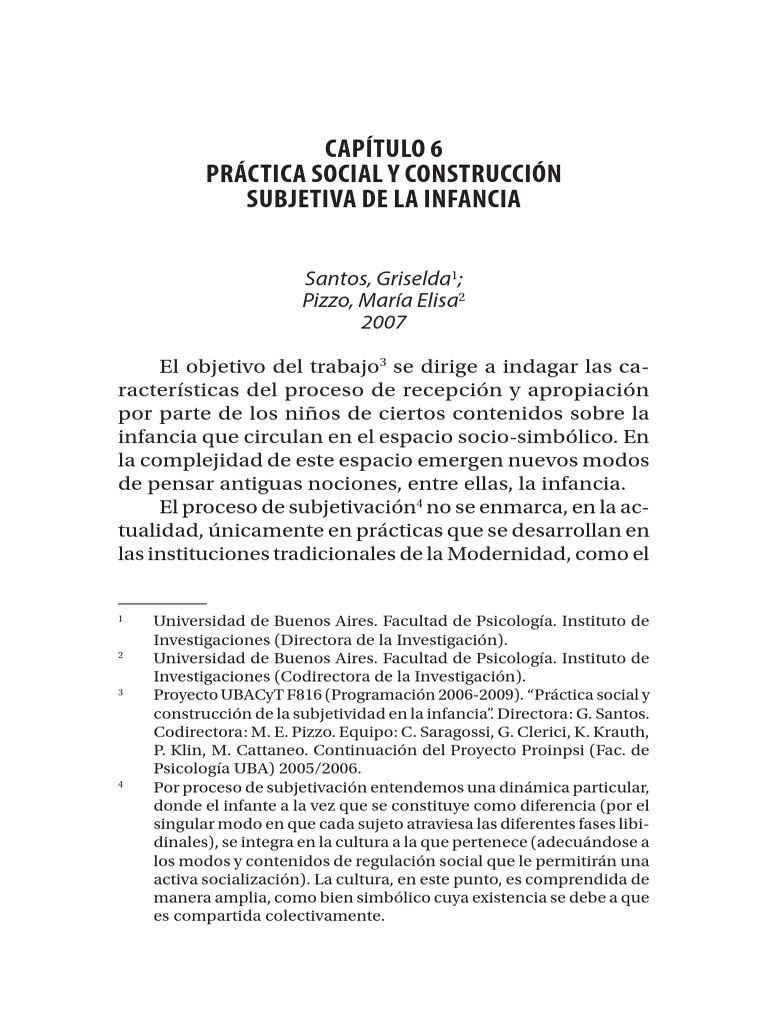 Infancia: Subjetividad y Medios | PDF | Literatura | Escuelas