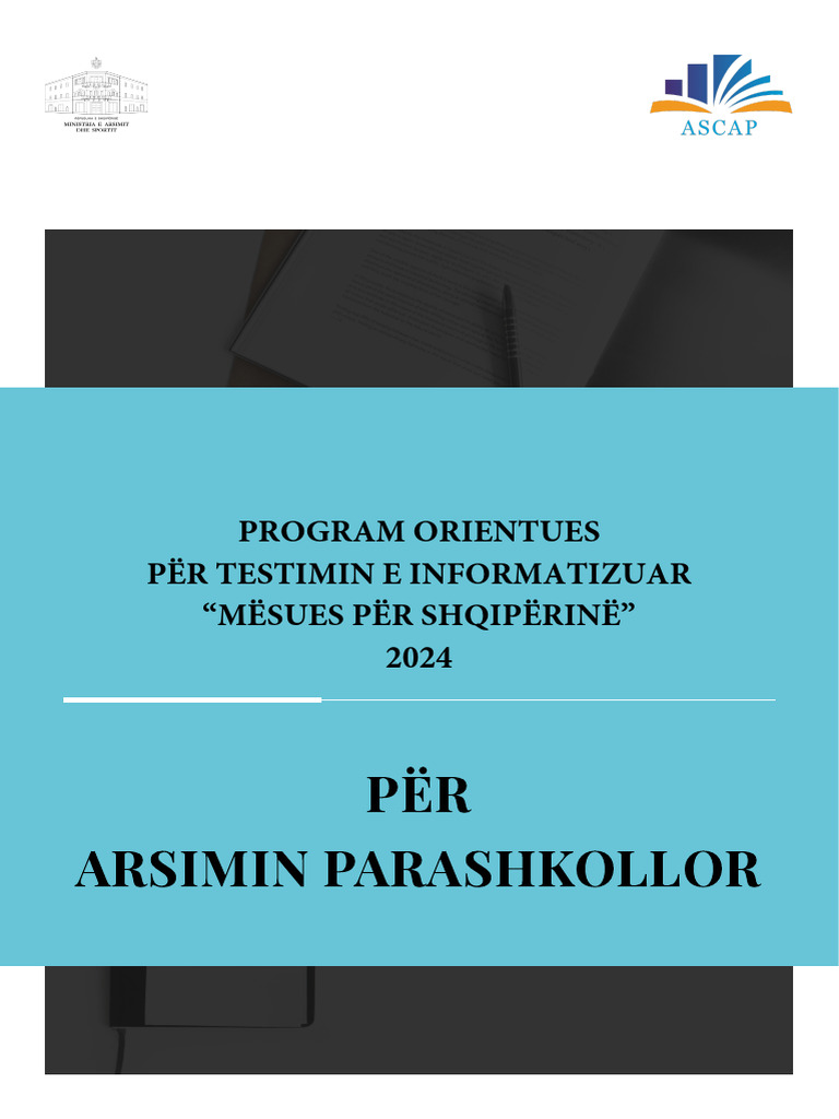 Arsim Parashkollor 6 | PDF