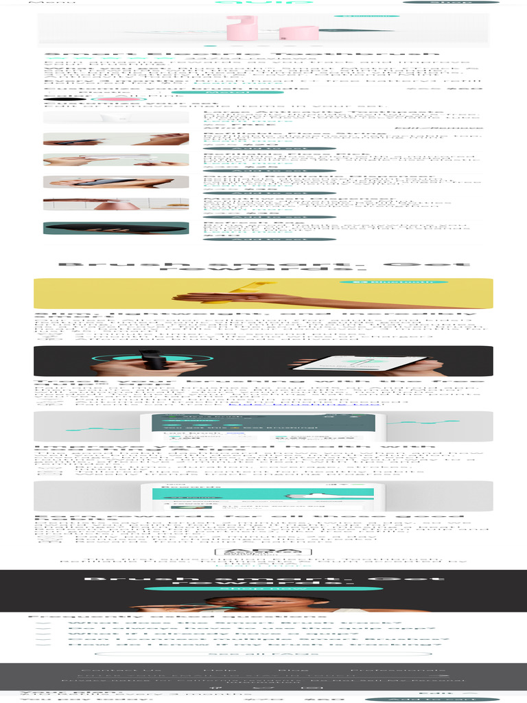 Quip Quip Smart Electric Toothbrush Brush Smart. Get Rewards | PDF ...