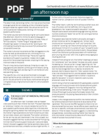 Arthur Yap - An Afternoon Nap | PDF