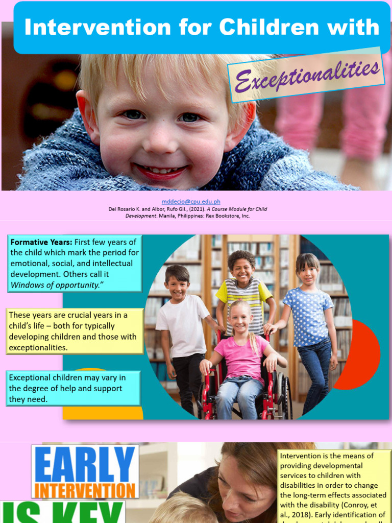 6 - Interventions For Chiidren With Exceptionalities | PDF ...