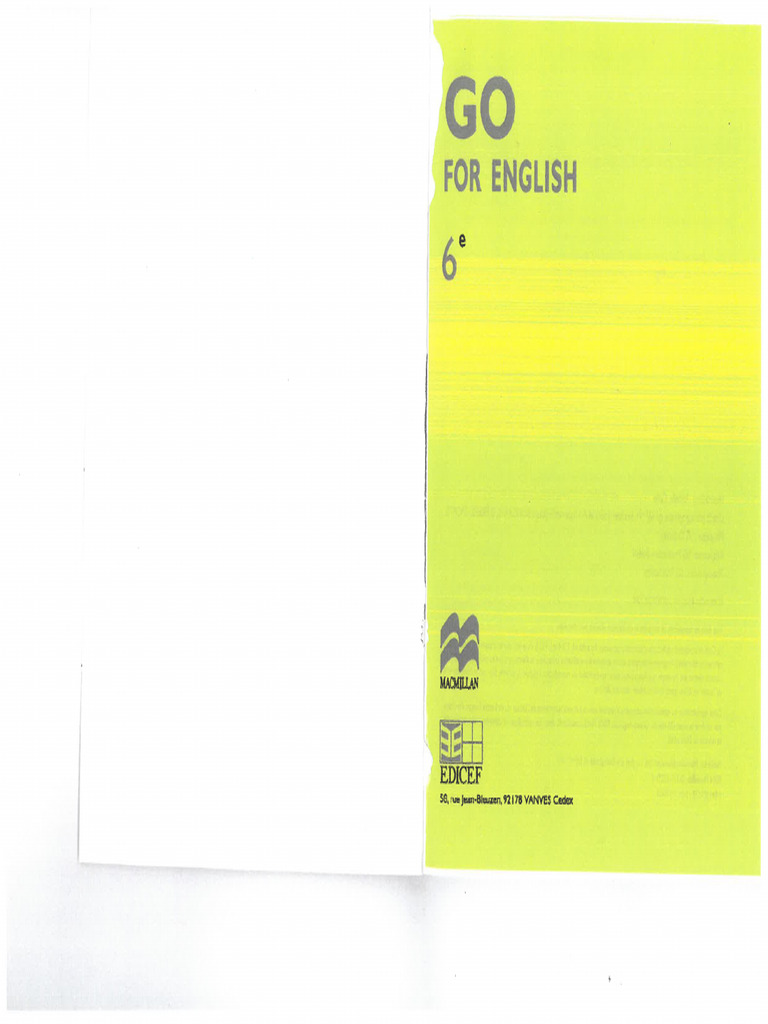 Go For English 6e | PDF