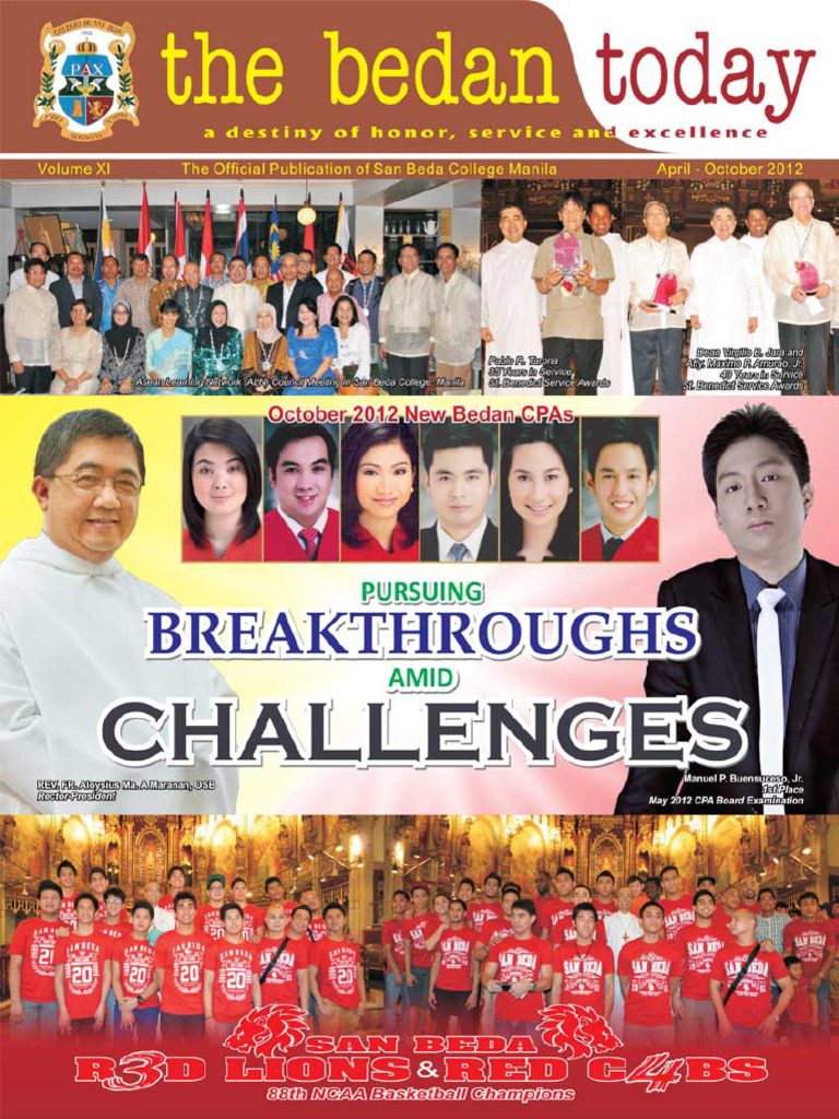Bedan Today October 2012 | PDF