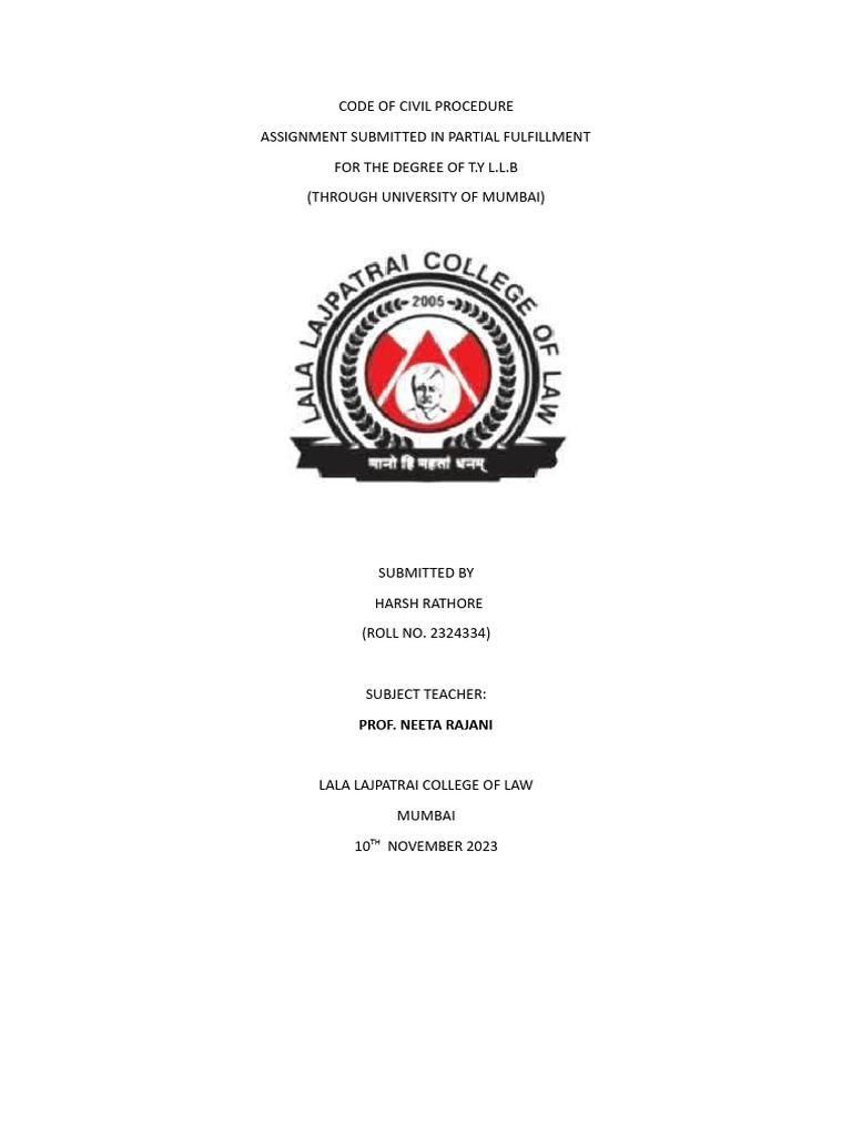 The Code of Civil Procedure | PDF | Lawsuit | Statute Of Limitations