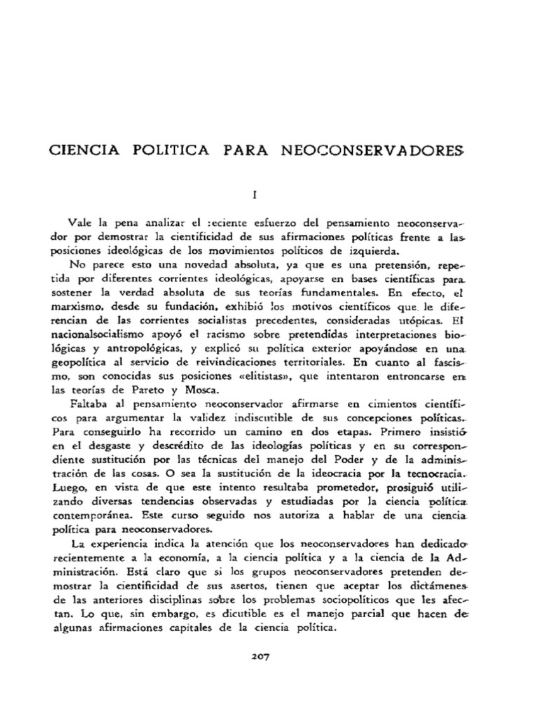 Pablo Lucas Verdú (1965) Ciencia Política para Neocon | PDF ...