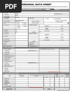 CS Form No. 212 Revised-2017 Personal-Data-Sheet | PDF | Government | Justice