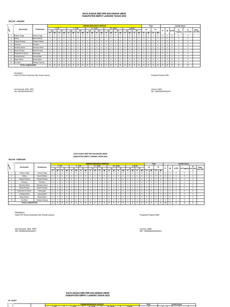 Laporan DBD 2024 (4L) | PDF