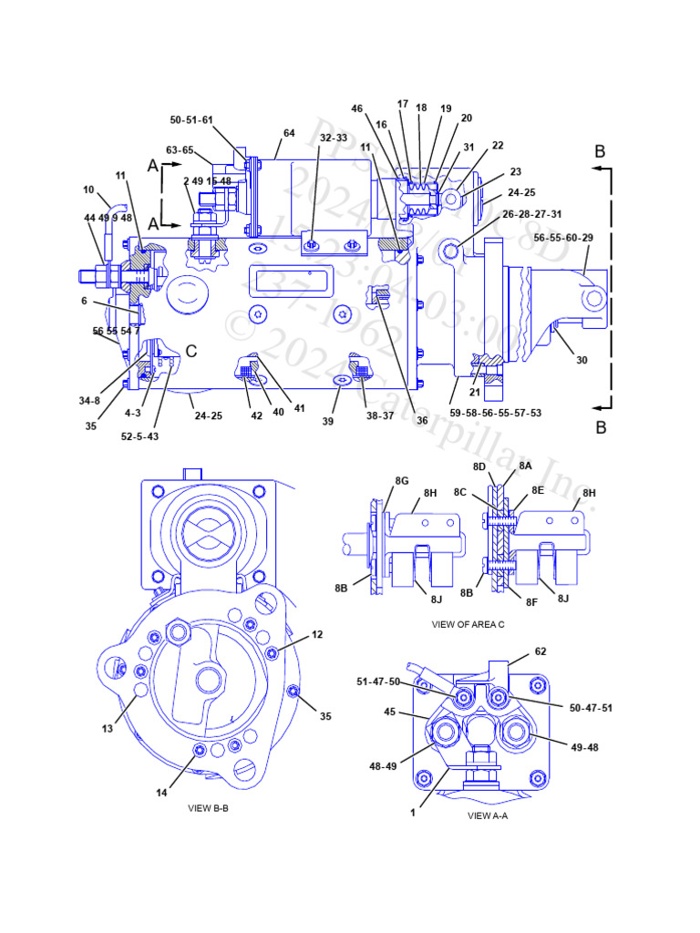 Motor de Arranque D6R | PDF | Arandela (Hardware) | Unión