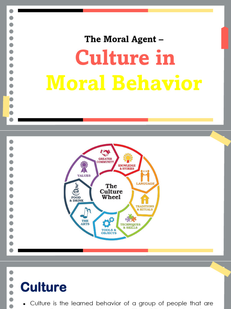 CULTURE IN MORAL BEHAVIOR Autosaved | PDF | Morality | Liberal Arts ...