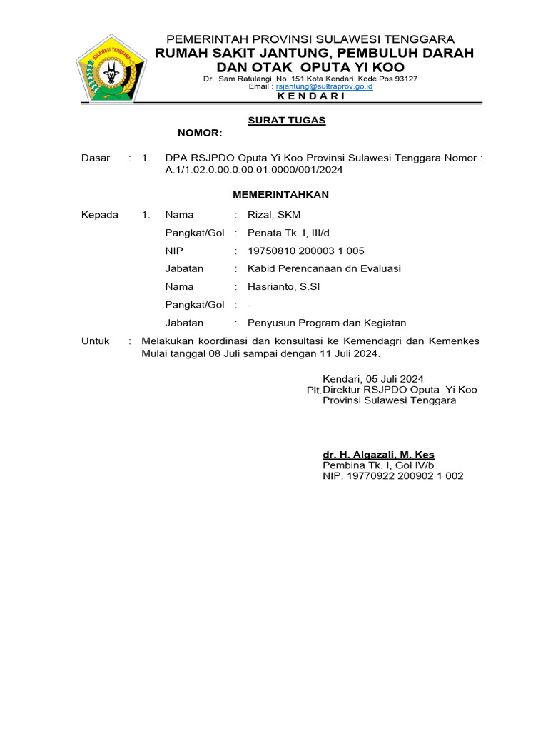 SPT Pak Rizal Dan Anto | PDF