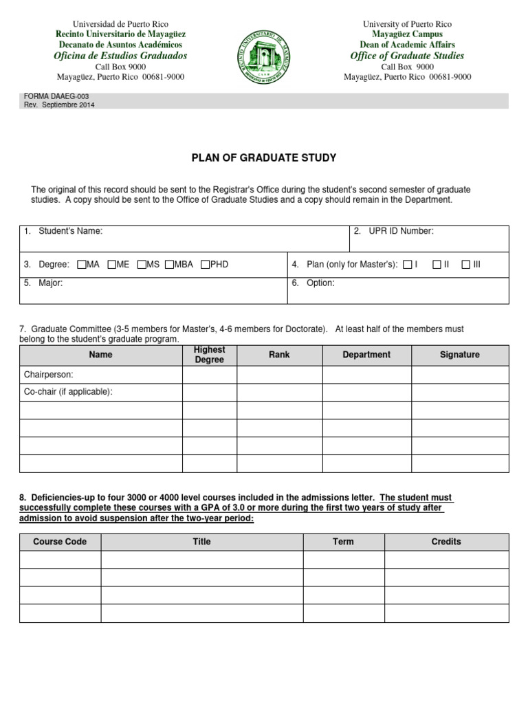 Plan de Estudio Sep14 | PDF | Academic Degree | Educational Stages