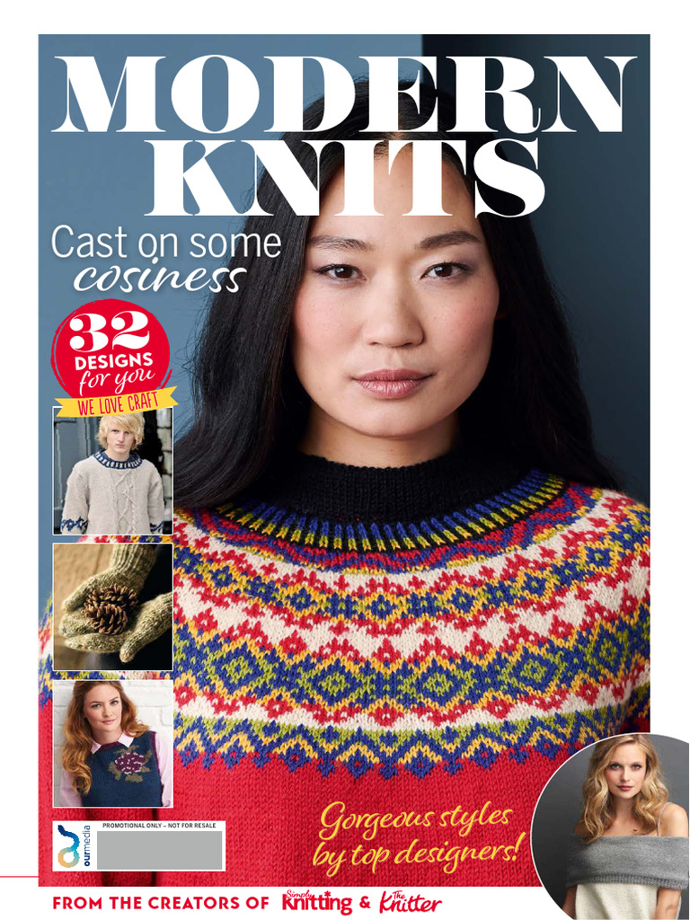 Modern Knits Pattern Booklet | PDF | Knitting | Knitting Needle