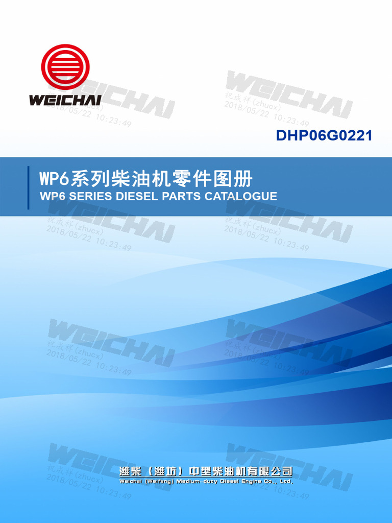 Sany Grader Engine Parts Book | PDF