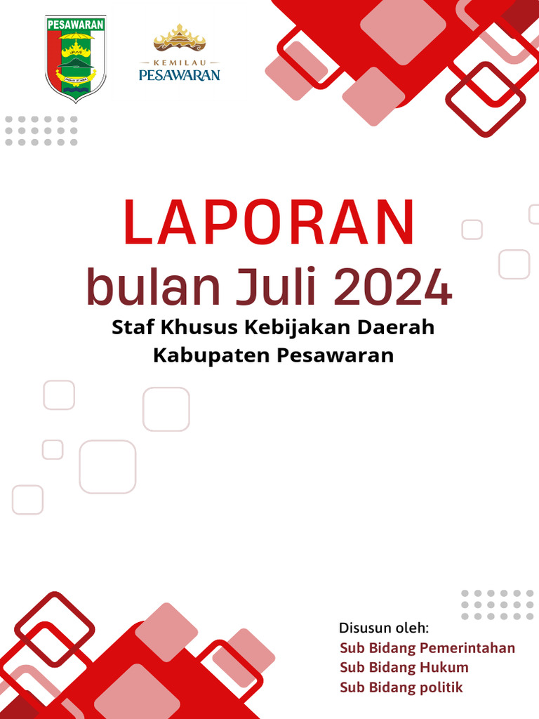 Merah Putih Simpel Cover Proposal Pengajuan Dana Dokumen A4 | PDF