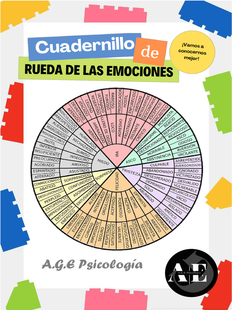 Cuadernillo de RUEDA DE LAS EMOCIONES | PDF | Las emociones | Empatía