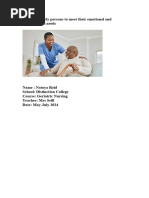 Individual Critical Task List | PDF | Mental Health | Occupational Therapy