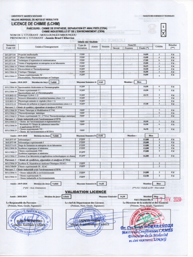 Licence Chimie | PDF