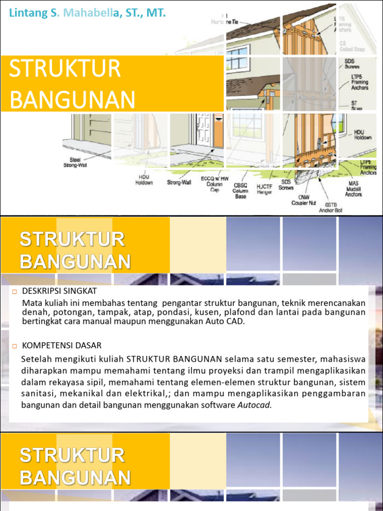 Struktur Bangunan - TM 1 | PDF | Teknologi & Rekayasa