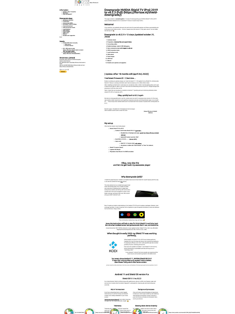 Florisse - NL Shield-Downgrade #Tools | PDF | Android (Operating System) | Computing