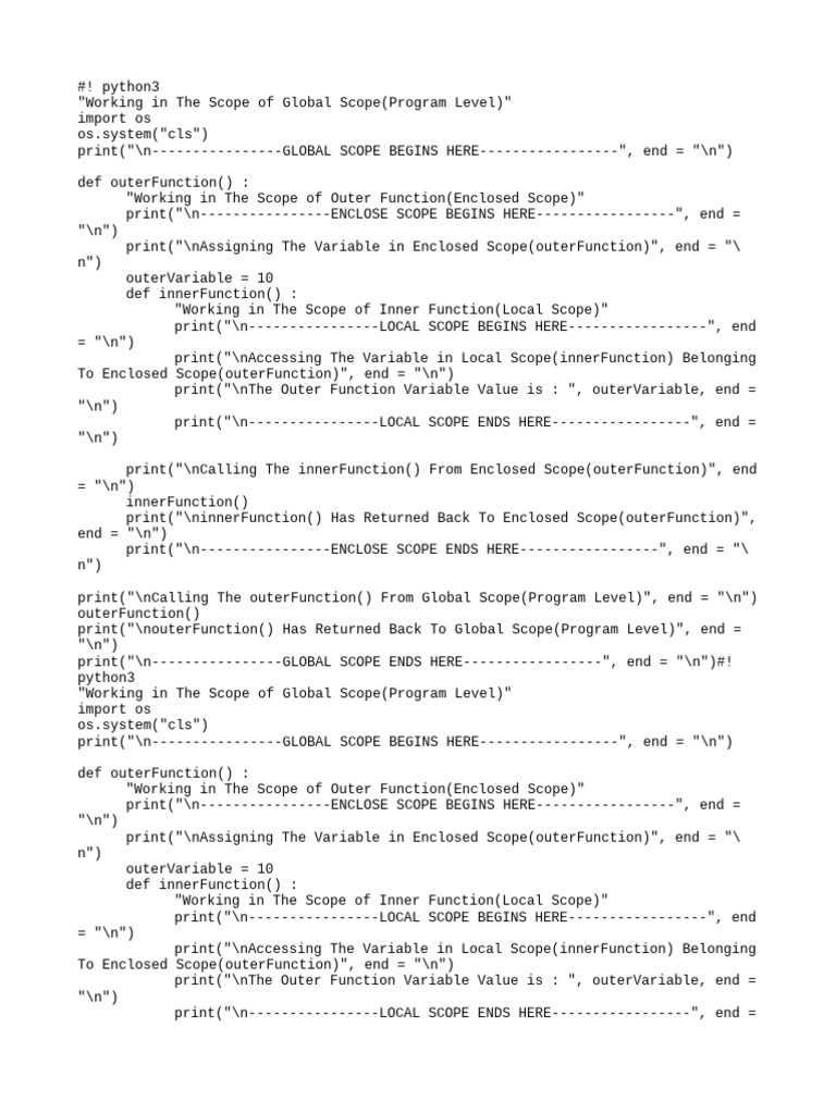 Level 014 | PDF | Scope (Computer Science) | Variable (Computer Science)