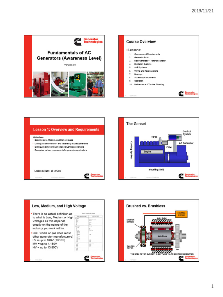 Alternator Training Pdf Rectifier Diode