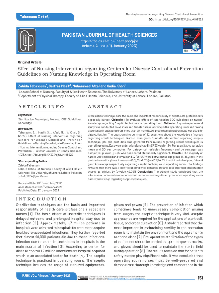 2023 Effect - of - Nursing - Intervention - Regarding - Centers - F ...