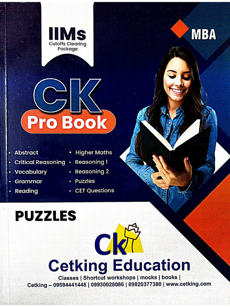 1puzzles Self Notes For Self Study For Cet Prep | PDF