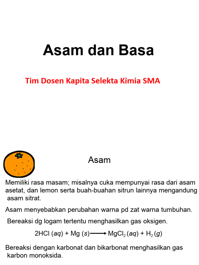 Asam Basa | PDF