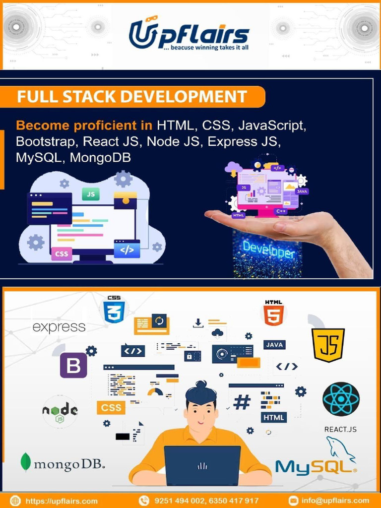 Curriculum Full Stack Development.51ecb1371eb6ccb69dda | PDF | Java Script | Web Development