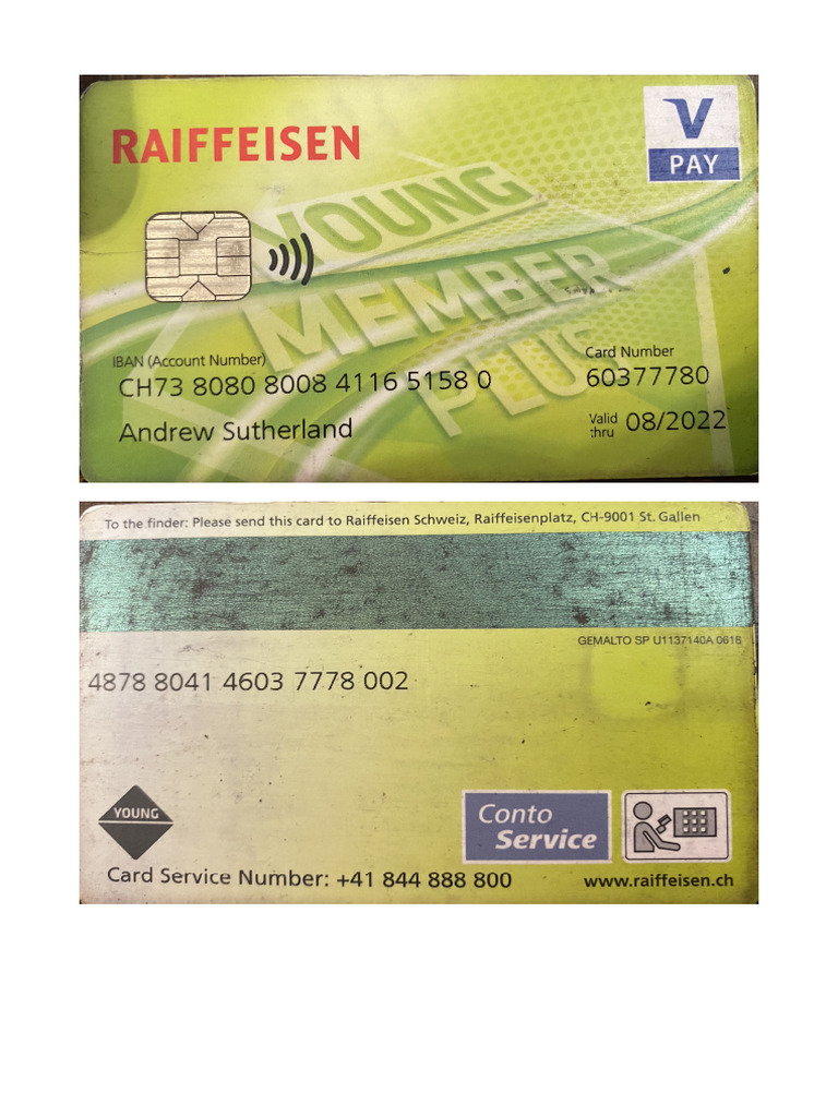 Carte Bancaire Recto:Verso | PDF