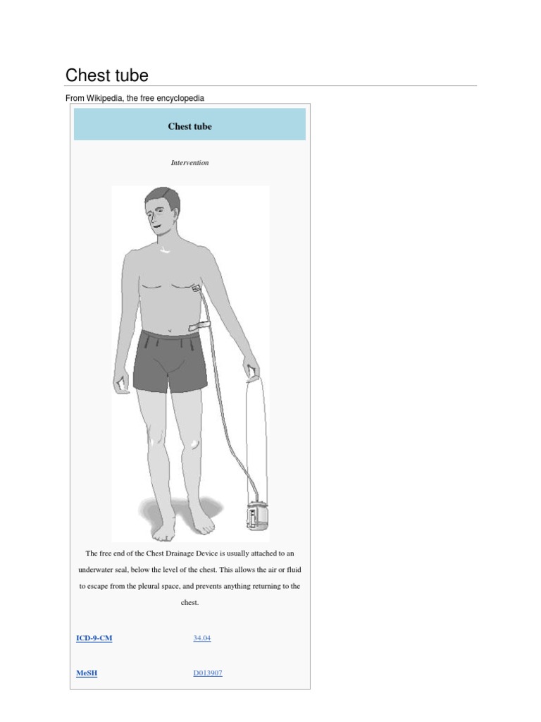 Chest Tube | PDF | Medicine | Pulmonology