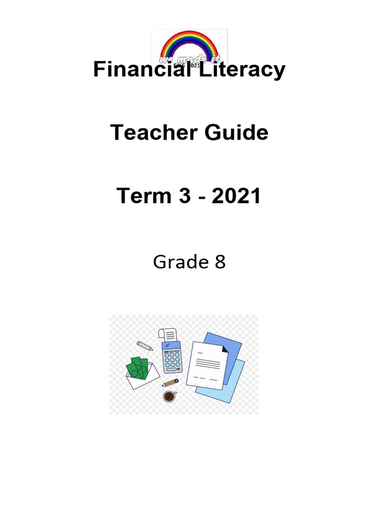 2021 Grade 8 Teacher Guide Term 3 | PDF | Equity (Finance) | Cheque