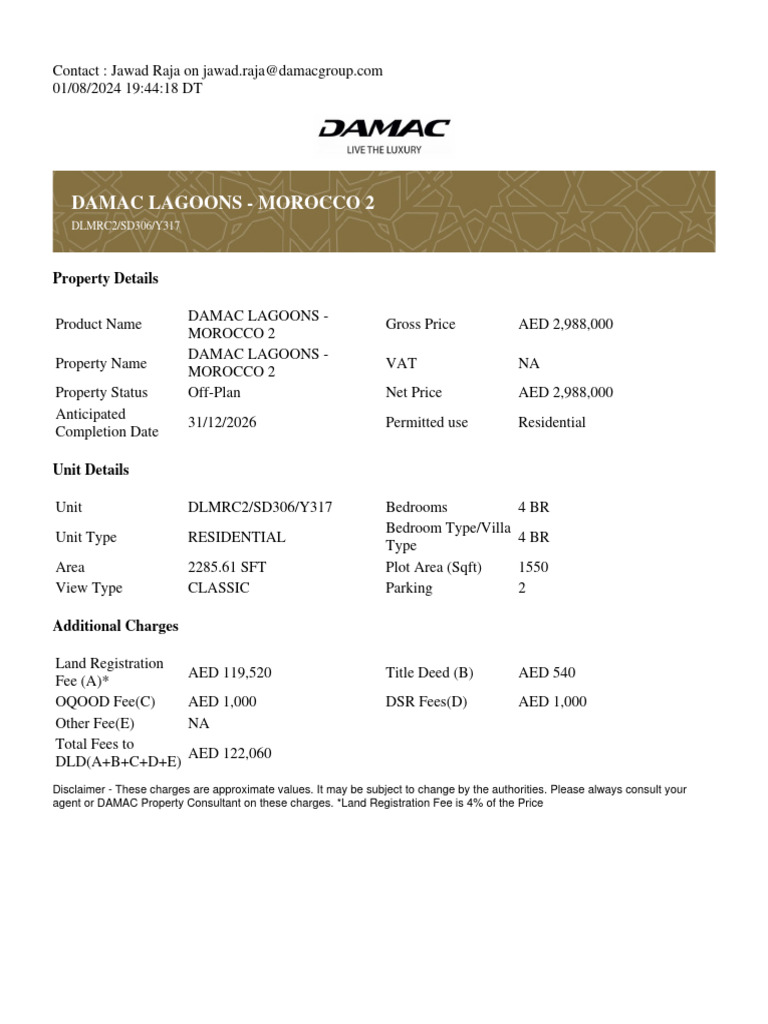 DLMRC2 - SD306 - Y317 Payment Plan | PDF