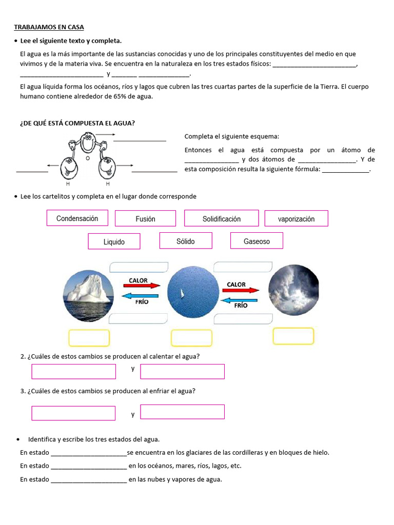 Propiedades y Cuidado del Agua | PDF | Agua | Ciencias de la Tierra