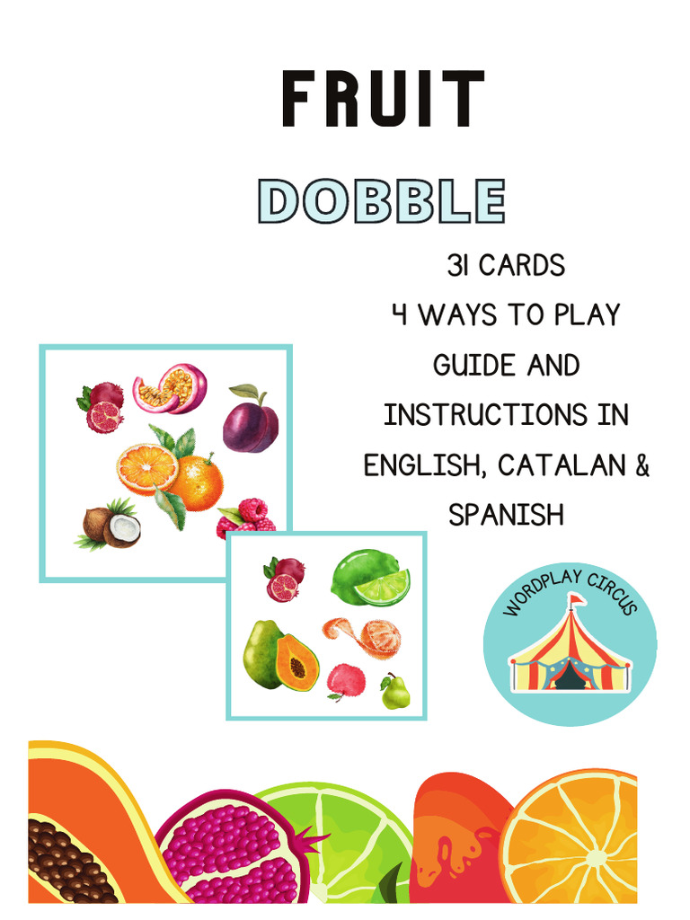 Dobble | PDF | Fruit | Tropical Fruit