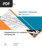 Compass Swing Procedure | PDF | Magnetometer | Compass