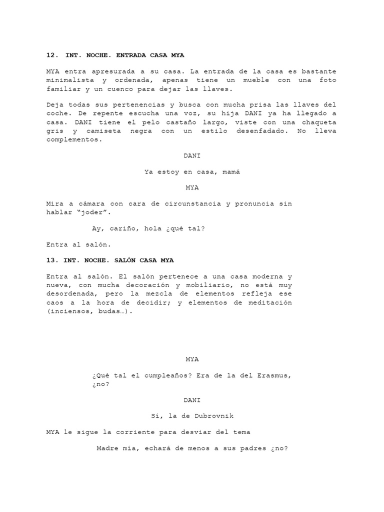 Escena Casting DANI | PDF