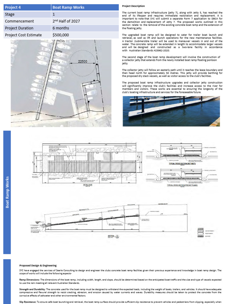 Syc Project 4 - Boat Ramp Works Pgs 34-38 and 67-70 | PDF | Concrete ...