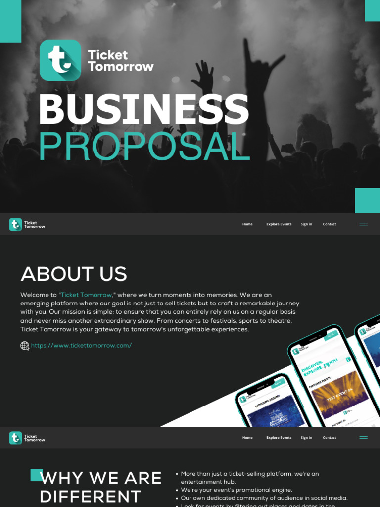 Ticket Tommrow Portfolio Deck | PDF | Information Technology | Computing